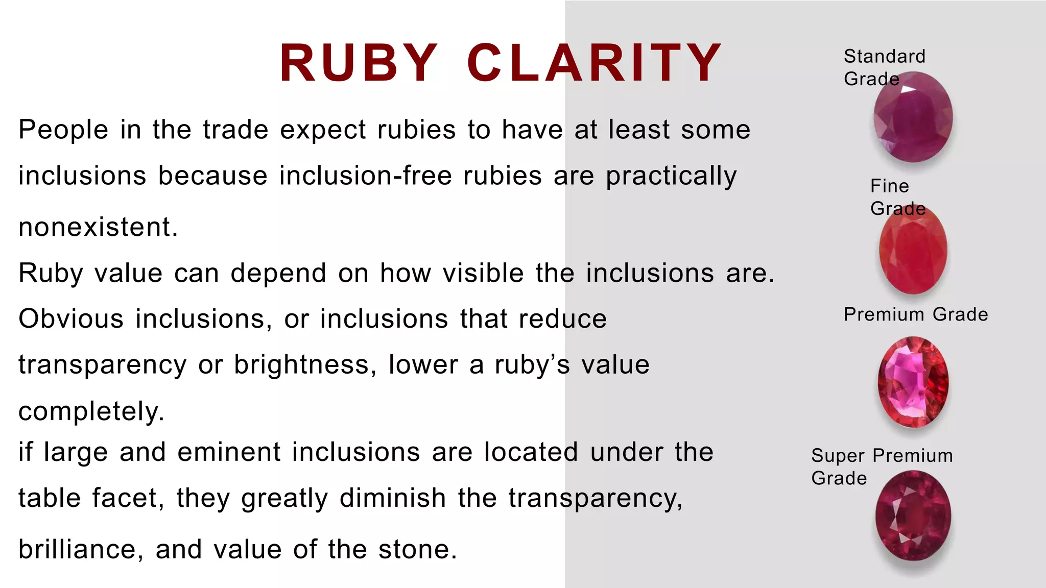 Ruby quality factors | PPT