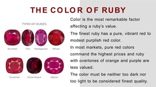 Ruby quality factors | PPT