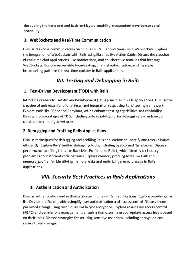 Ruby Rails Web Development | PDF