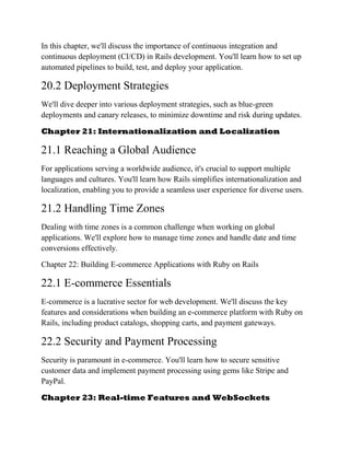 The Birth and Evolution of Ruby on Rails | PDF | Web Development | Internet