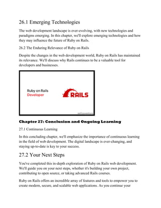 The Birth and Evolution of Ruby on Rails | PDF | Web Development | Internet