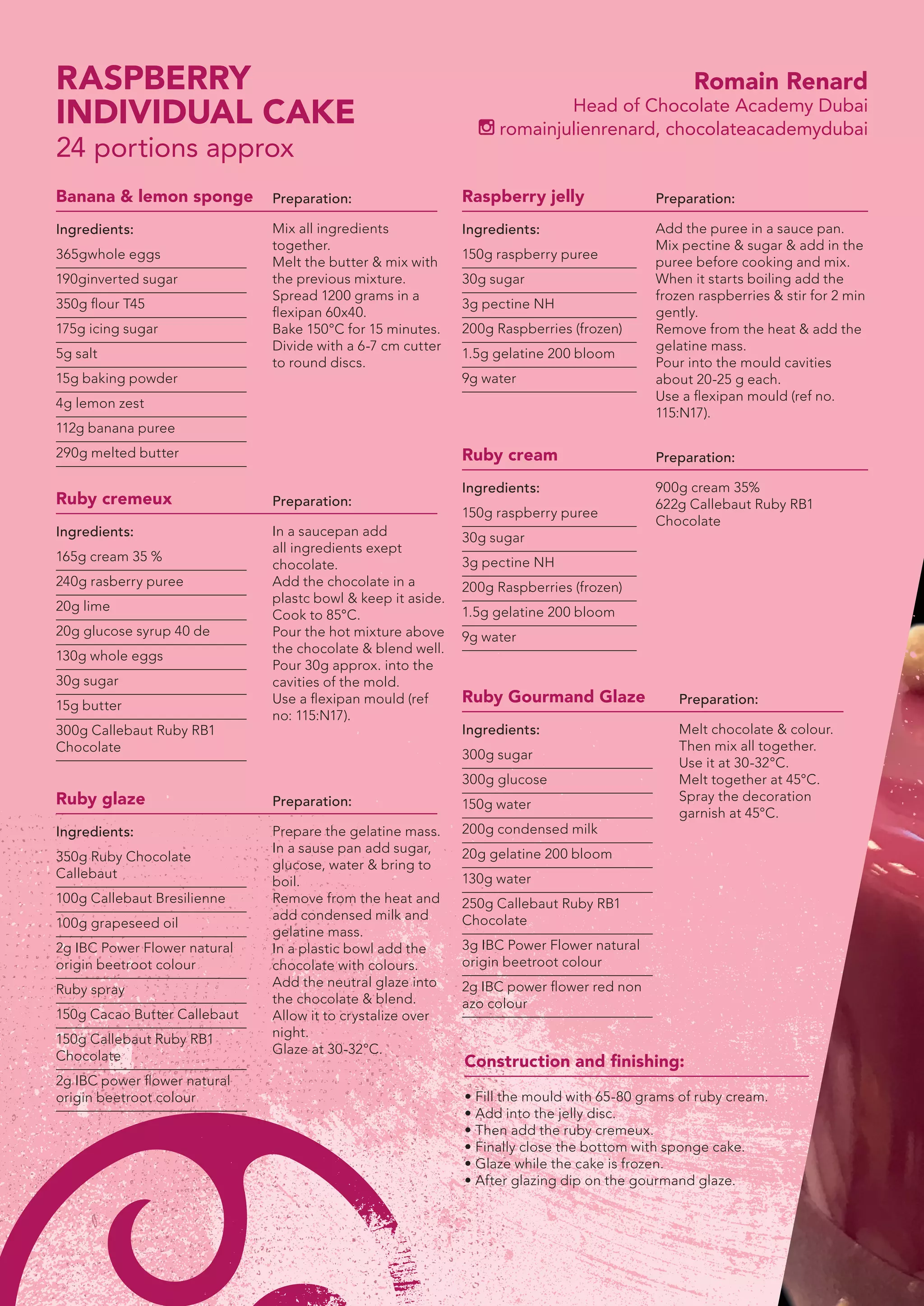 Ruby recipe brochure.pdf | Desserts and Baking | Food & Drink