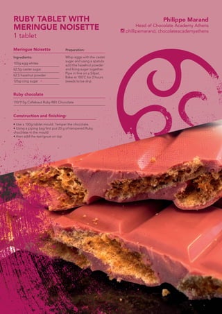Ruby recipe brochure.pdf | Desserts and Baking | Food & Drink