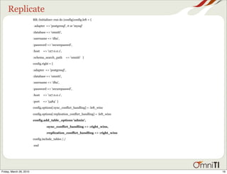 Yet Another Replication Tool: RubyRep | PPT