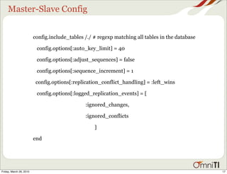 Yet Another Replication Tool: RubyRep | PPT