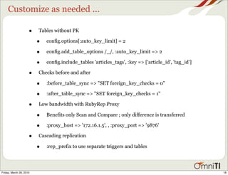 Yet Another Replication Tool: RubyRep | PDF