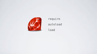 Ruby's require, autoload and load methods | PDF