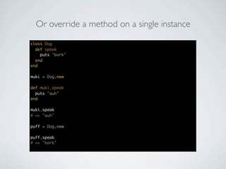 Ruby singleton class | PPT