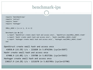 Profiling and monitoring ruby & rails applications | PPT