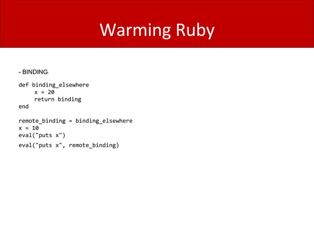 Programming Language: Ruby | PDF | Programming Languages | Computing Programming Language: Ruby | PDF | Programming Languages | Computing