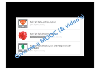 Ruby so many different ways to learn | PPT