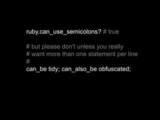 Ruby Style Guide | PPT