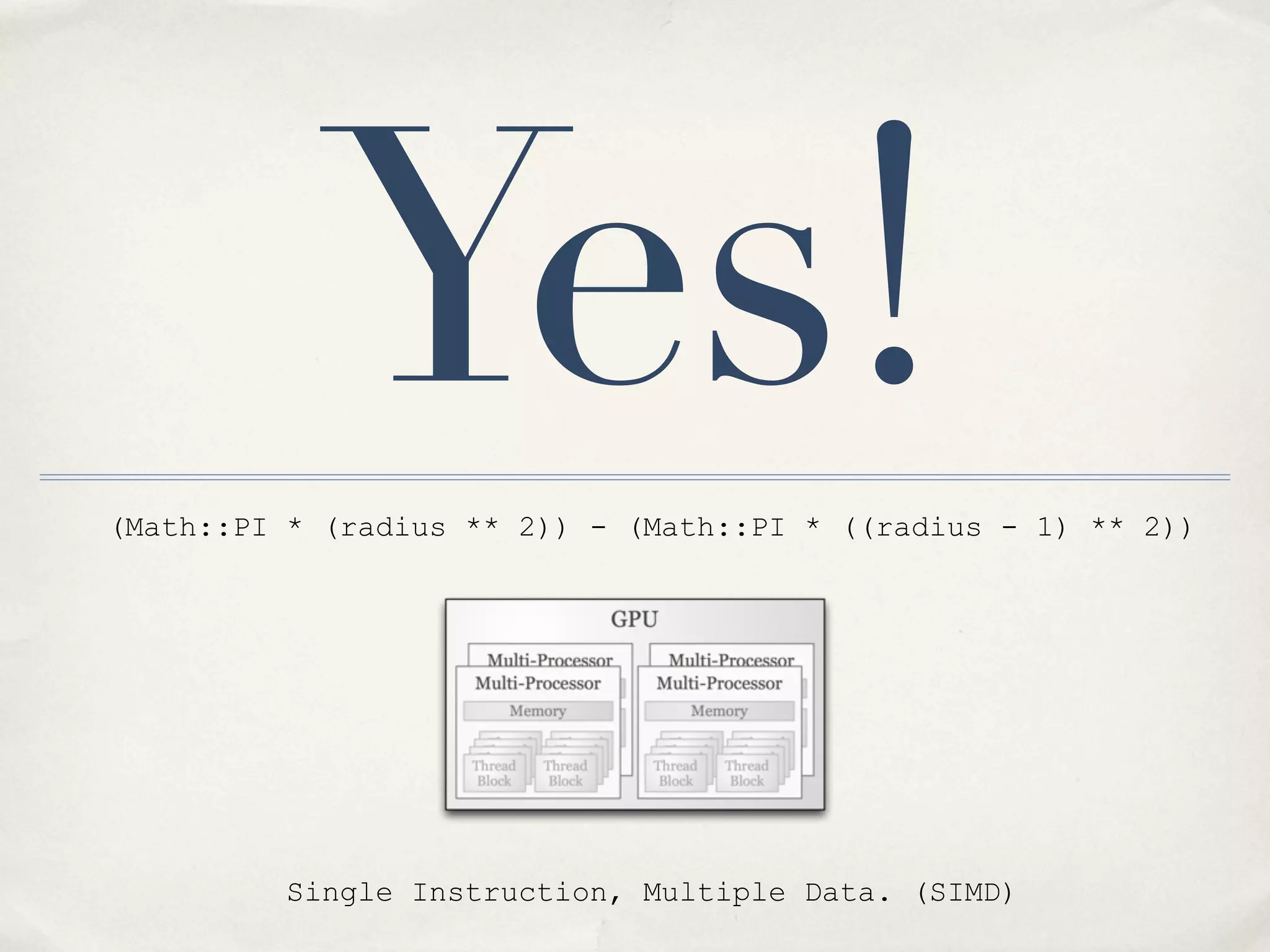 Ruby Supercomputing - Using The GPU For Massive Performance Speedup v1.1 | PPT