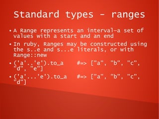 Ruby training day1 | PPT