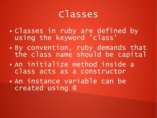 Ruby training day1 | PPT