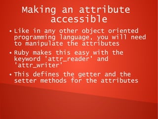 Ruby training day1 | PPT