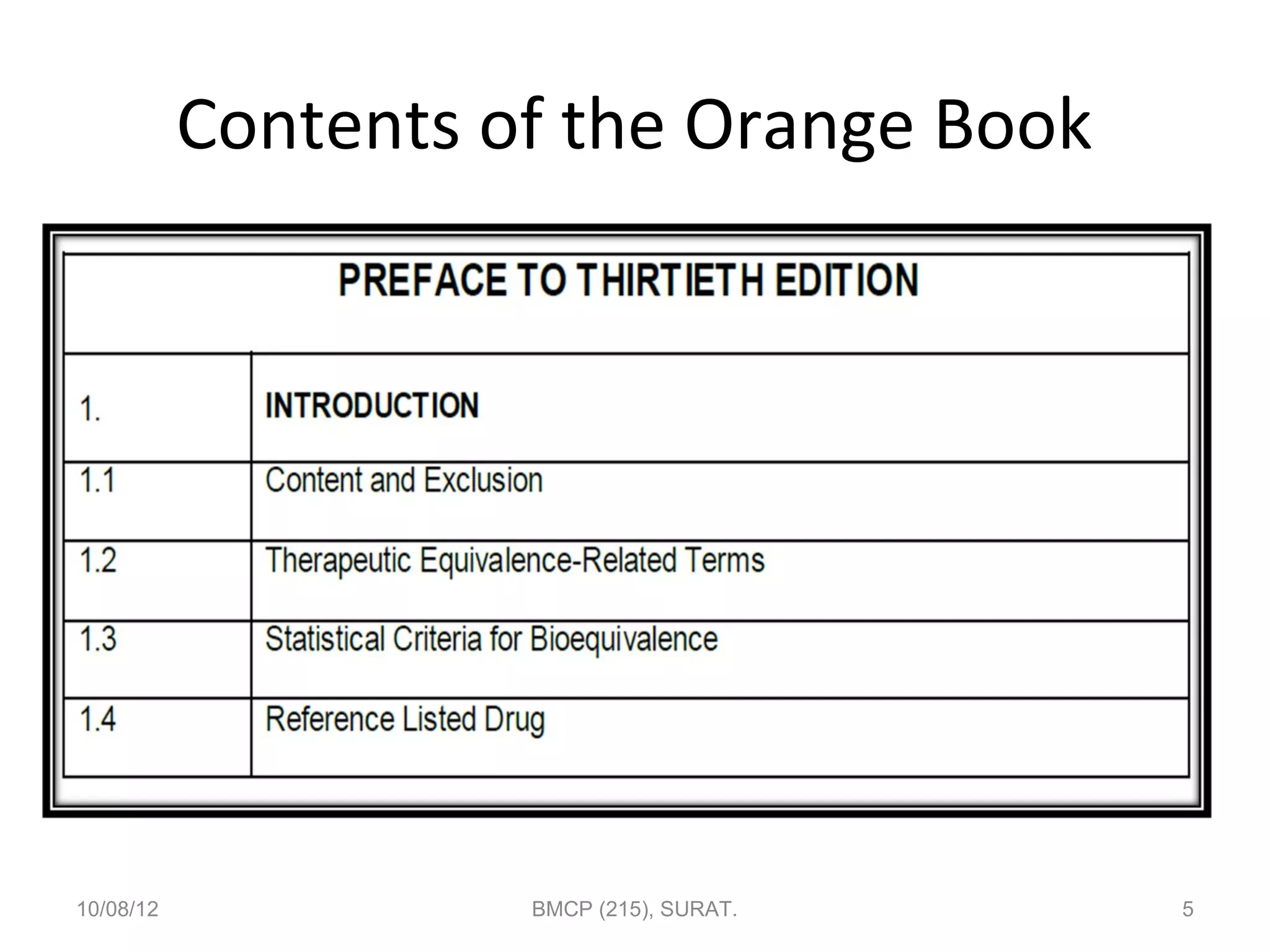 Orange book | PPT