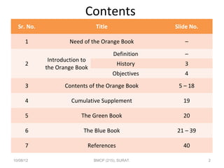 Orange book | PPT