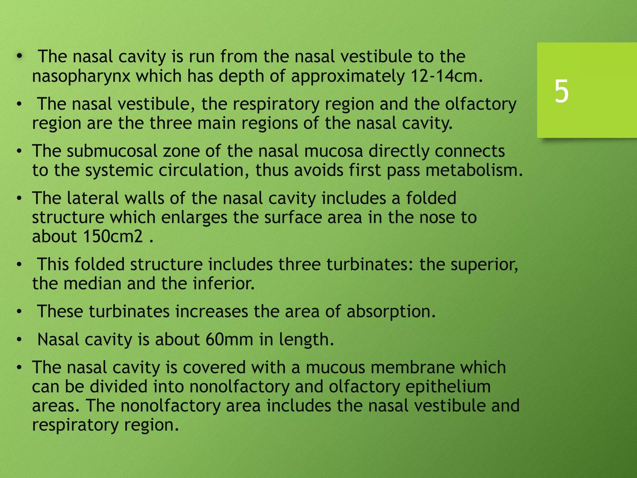 Intra Nasal Drug Delivery Systems | PPTX