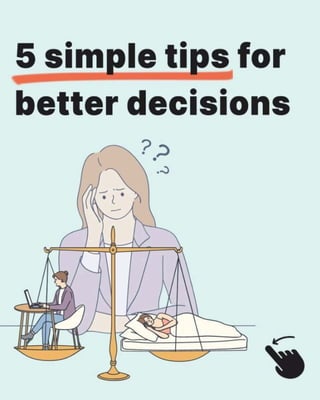 5 tips to make better decision | PDF