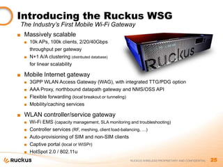 Introduction to Ruckus Carrier Solutions | PPTX