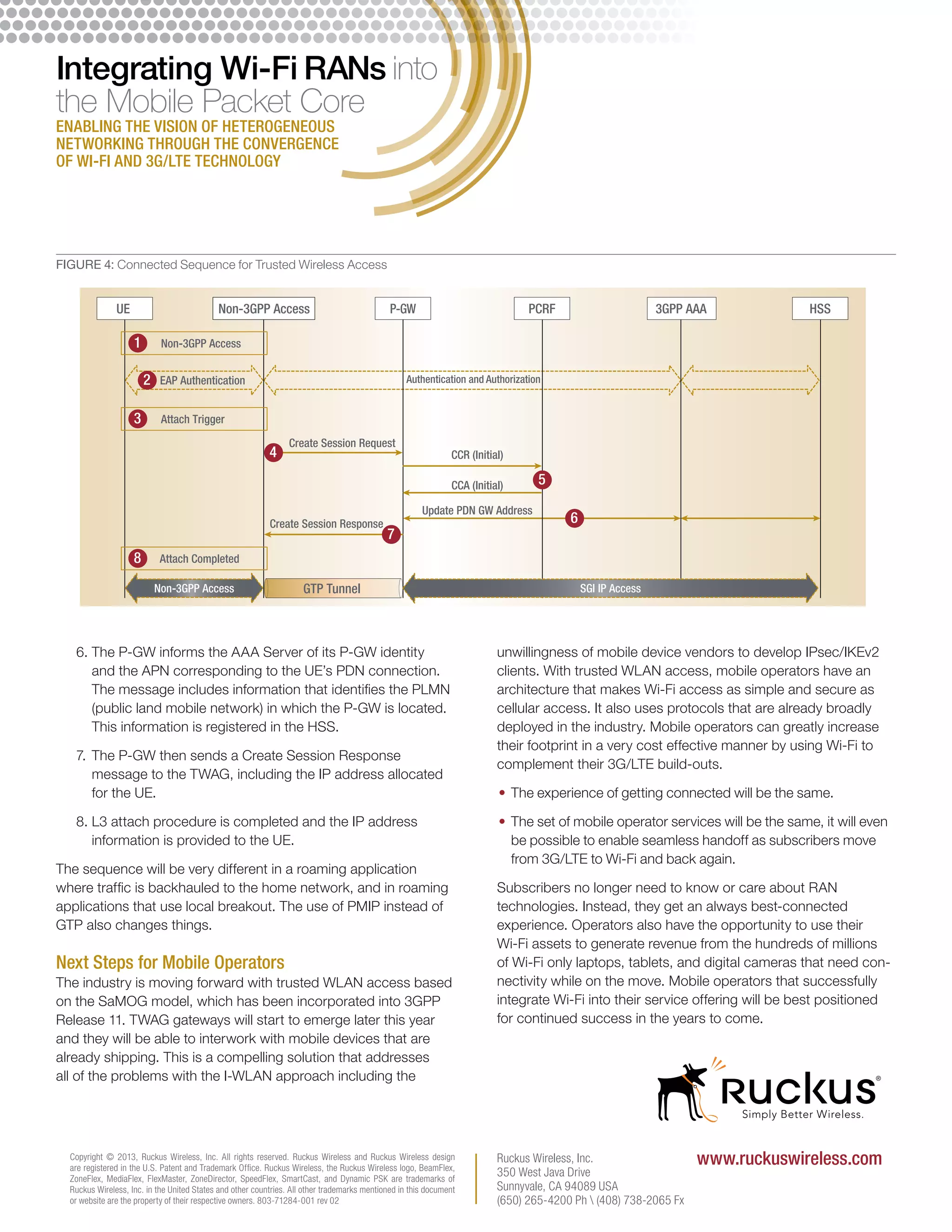 Ruckus wp wifi-into-core | PDF