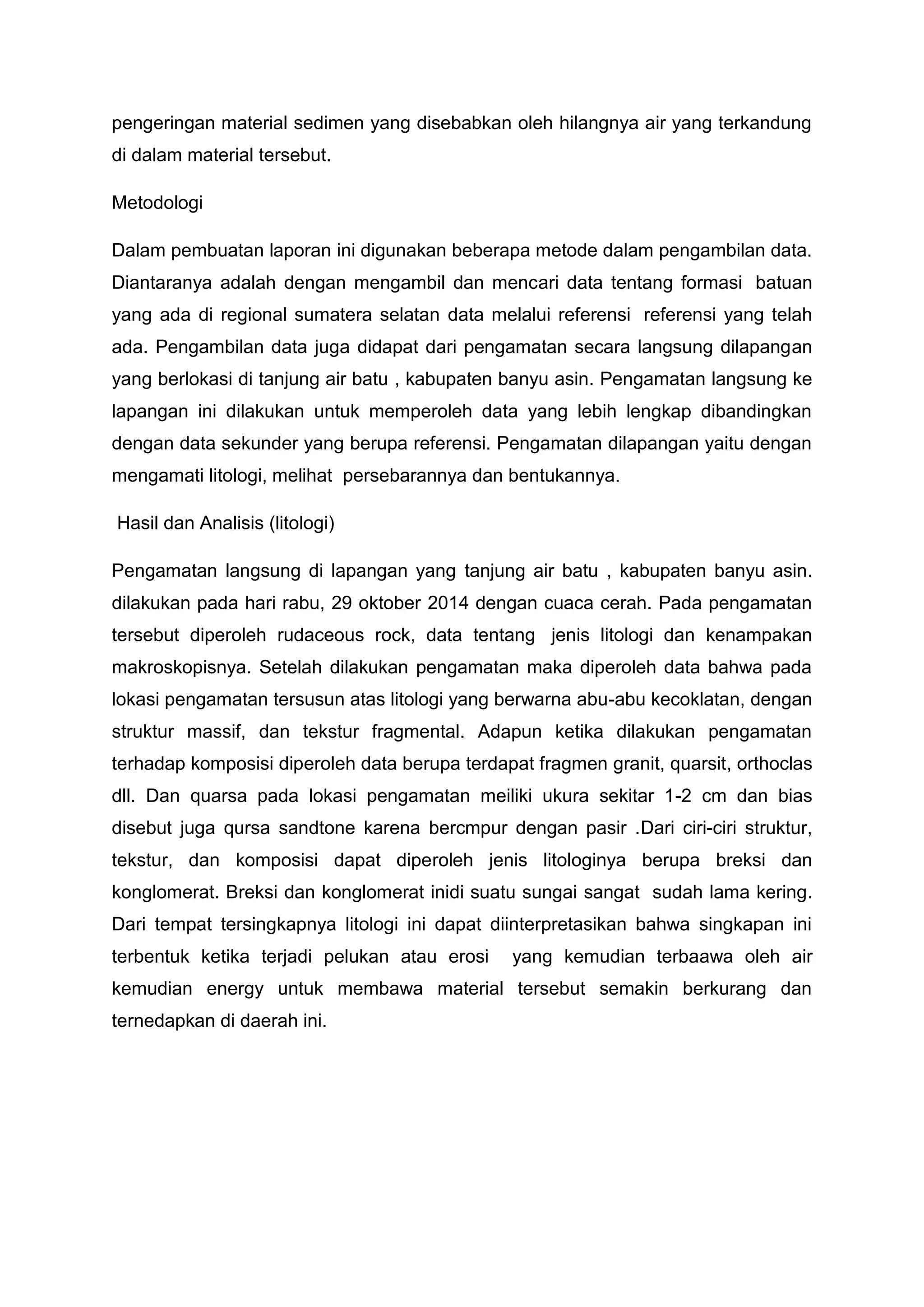 Rudaceous rock | DOCX