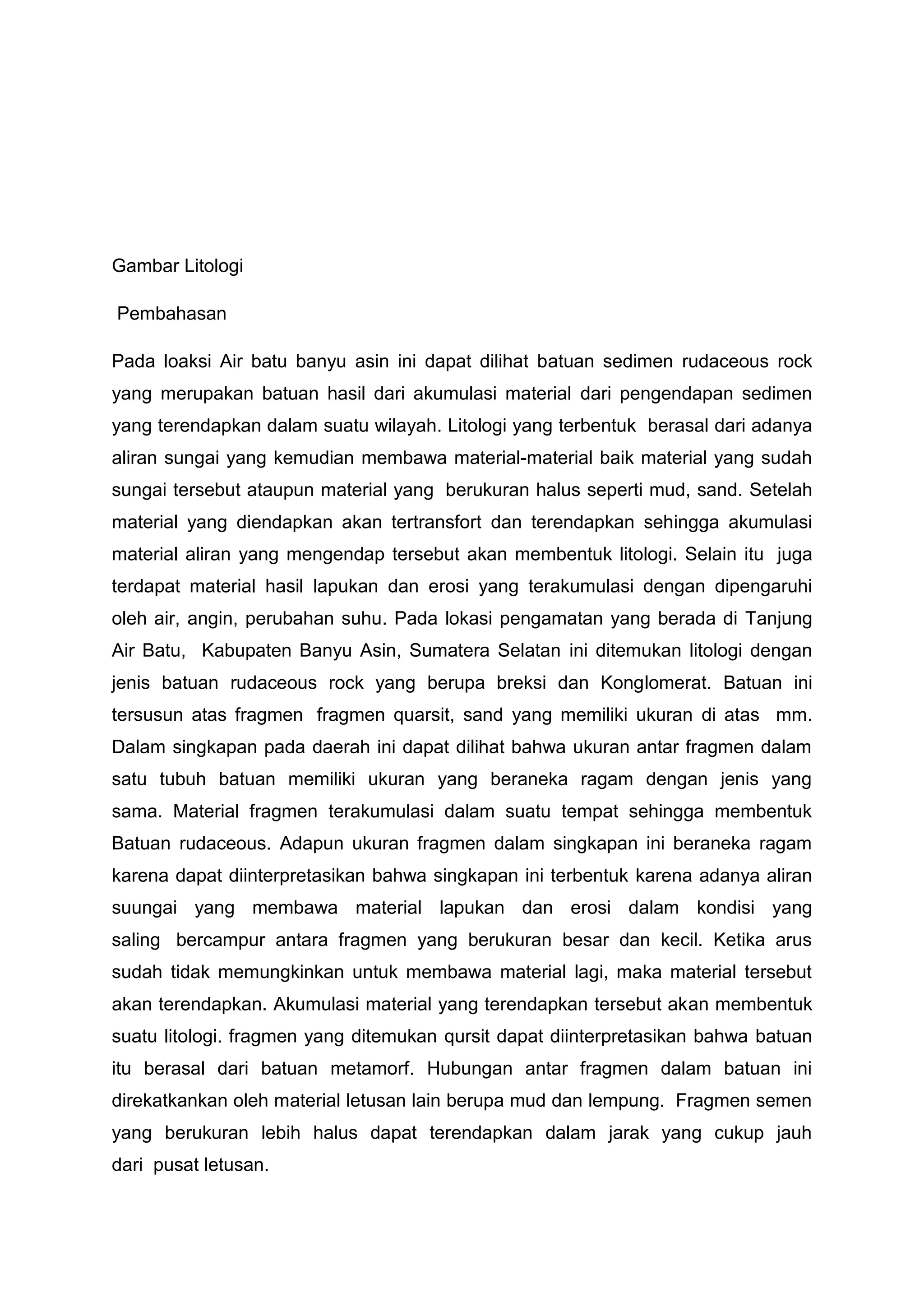 Rudaceous rock | DOCX