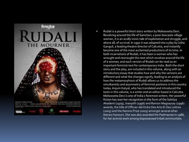 Rudali | PPTX | Hinduism | Religion & Spirituality