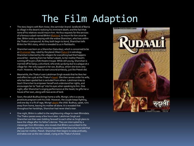 Rudali | PPTX | Hinduism | Religion & Spirituality