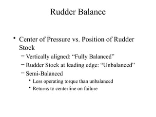 Rudder of Ships, components and systems. | PPT