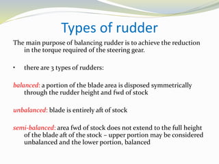 Rudders and propellers | PPTX