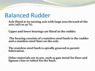 Rudders and propellers | PPTX