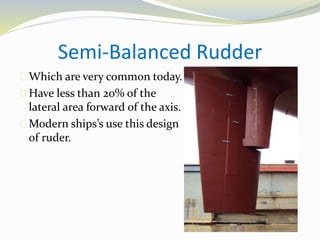 Rudders and propellers | PPTX