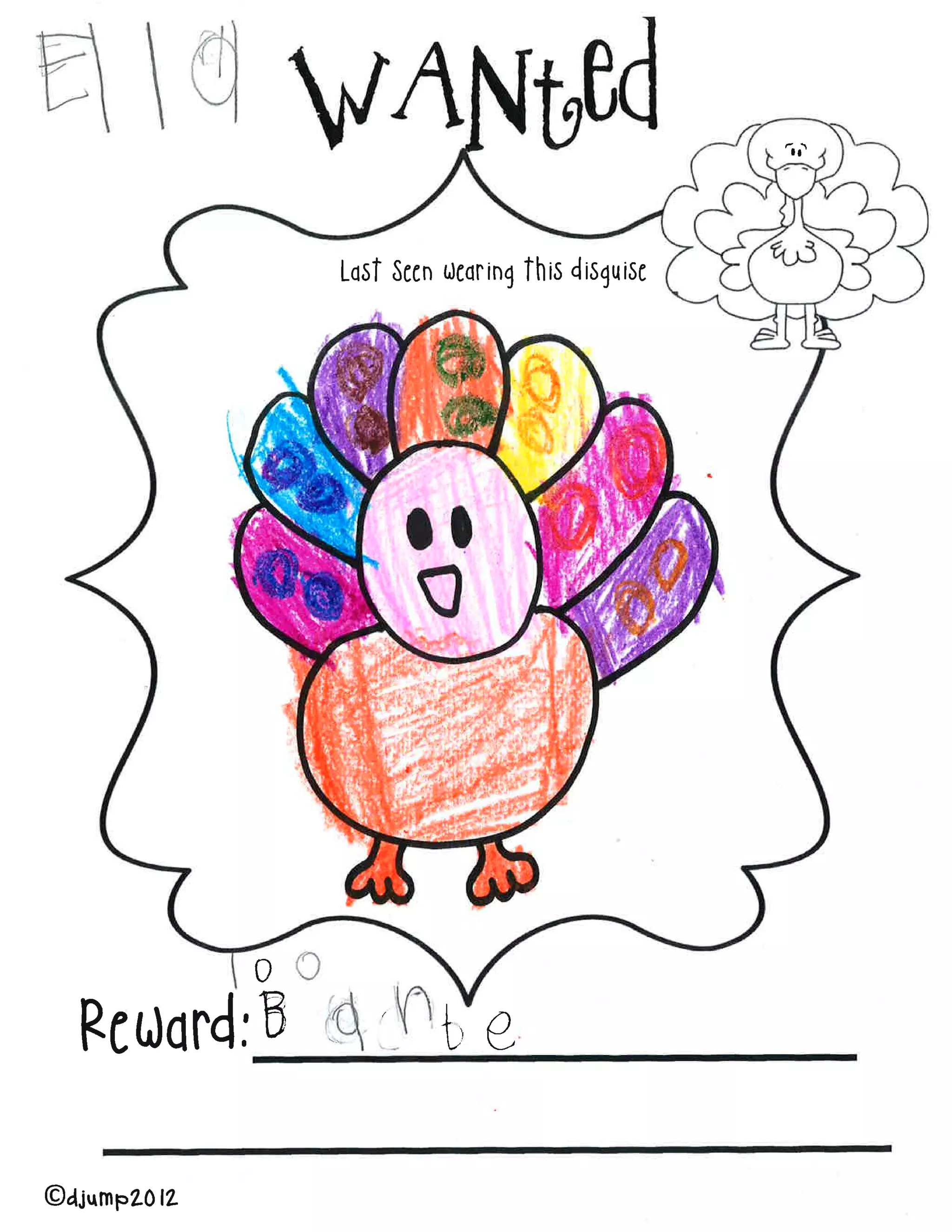 Rudd Hand Drawn Turkey Wanted Posters | PDF