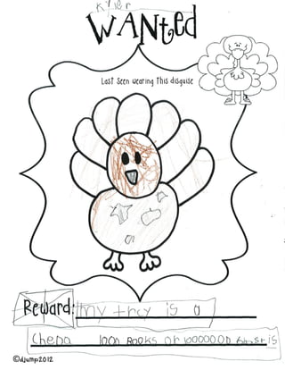 Rudd Hand Drawn Turkey Wanted Posters | PDF