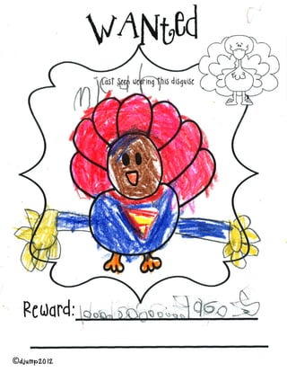 Rudd Hand Drawn Turkey Wanted Posters | PDF