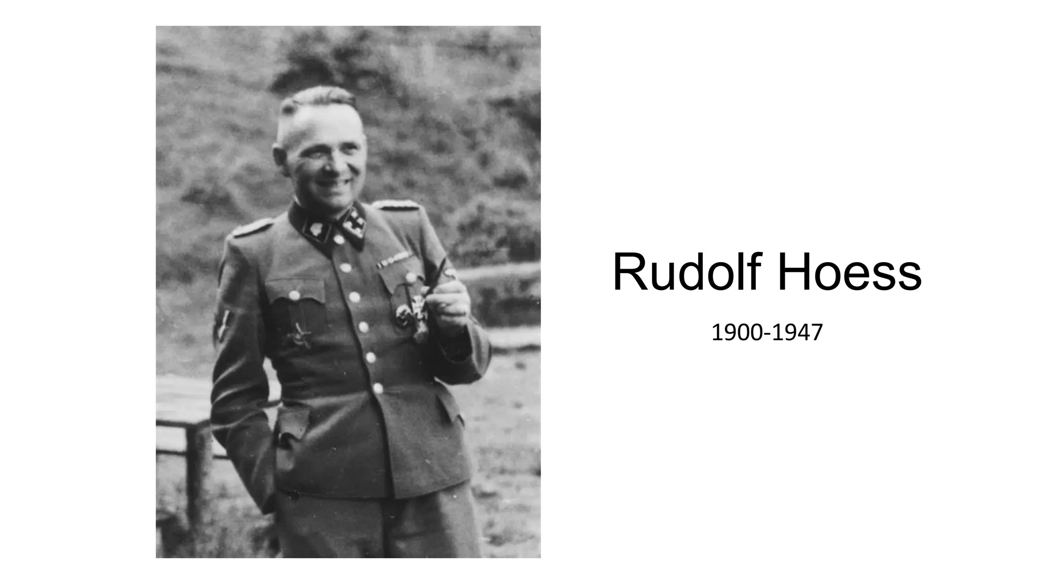History of Rudolf Hoess and his role in Auschwitz | PDF