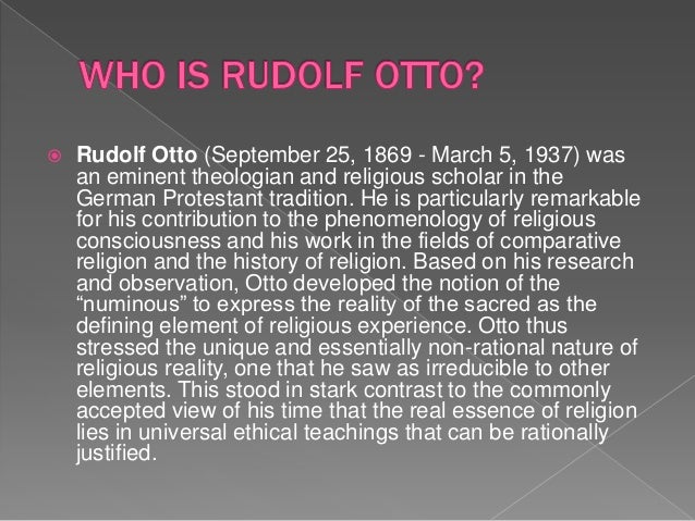 Rudolf otto