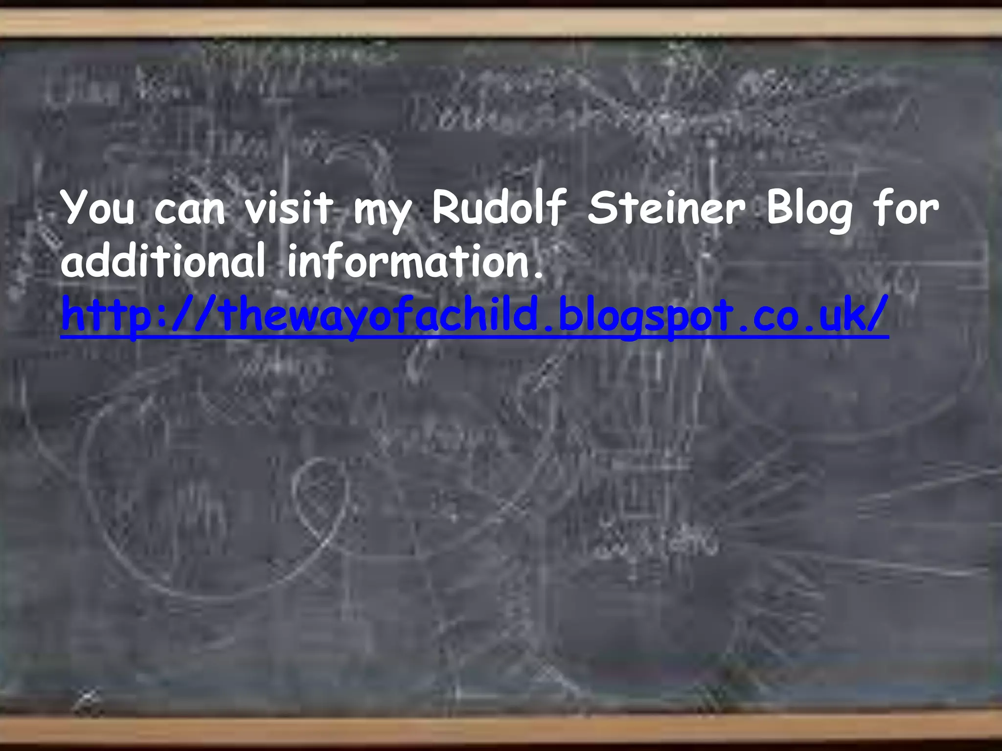 Rudolf steiner philosophy of education presentation, | PPTX