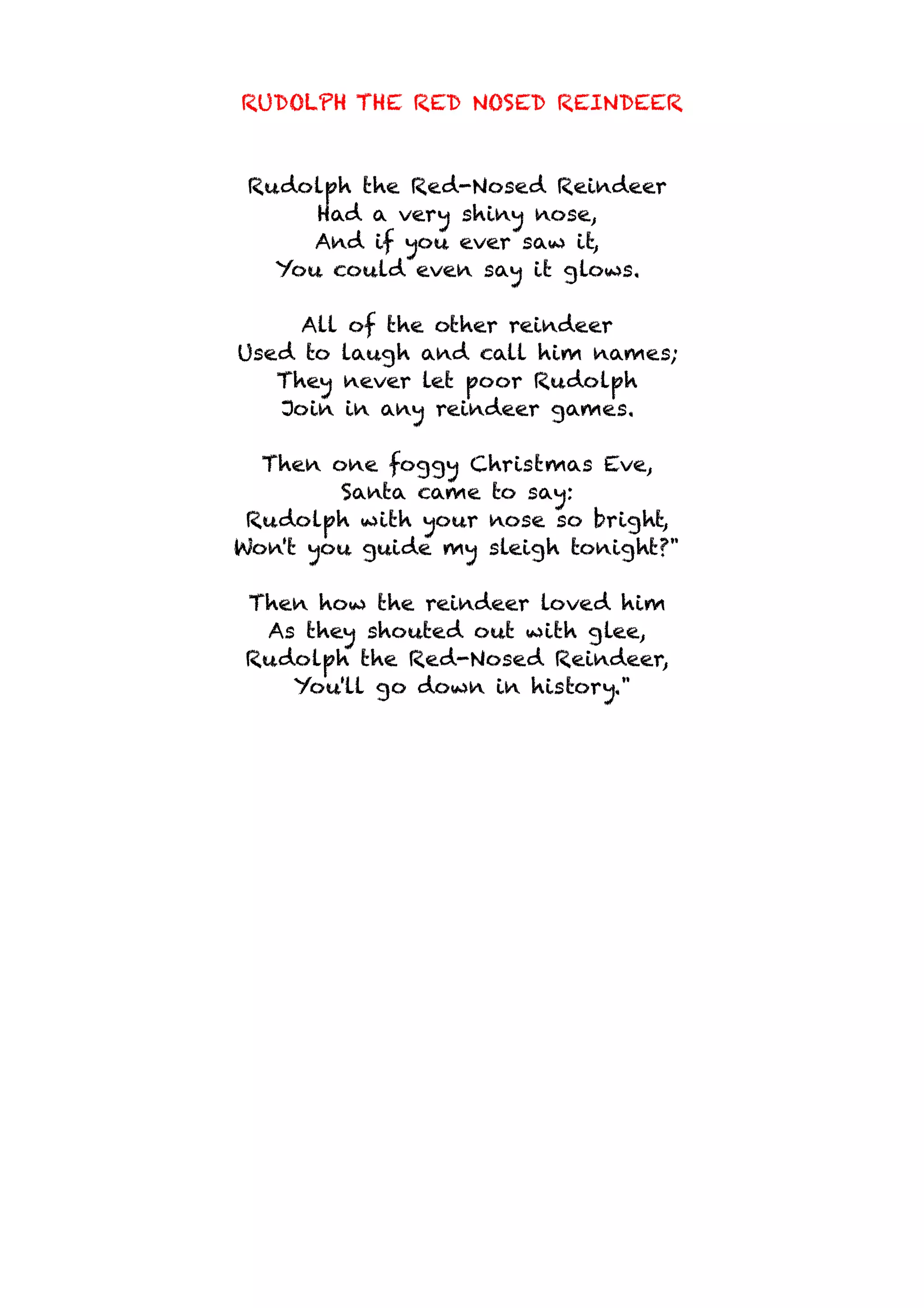 Rudolph | PDF | Holiday | Genres