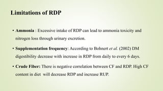 RUDP and RDP.pptx digestion and utilization | PPTX | Digestive ...