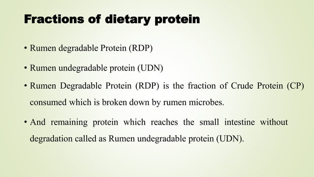 RUDP and RDP.pptx digestion and utilization | PPTX | Digestive ...
