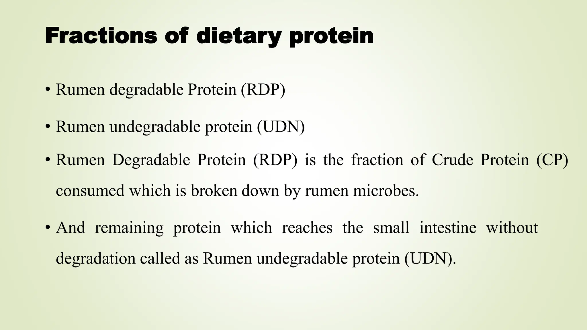RUDP and RDP.pptx rumin degradable protein | PPTX