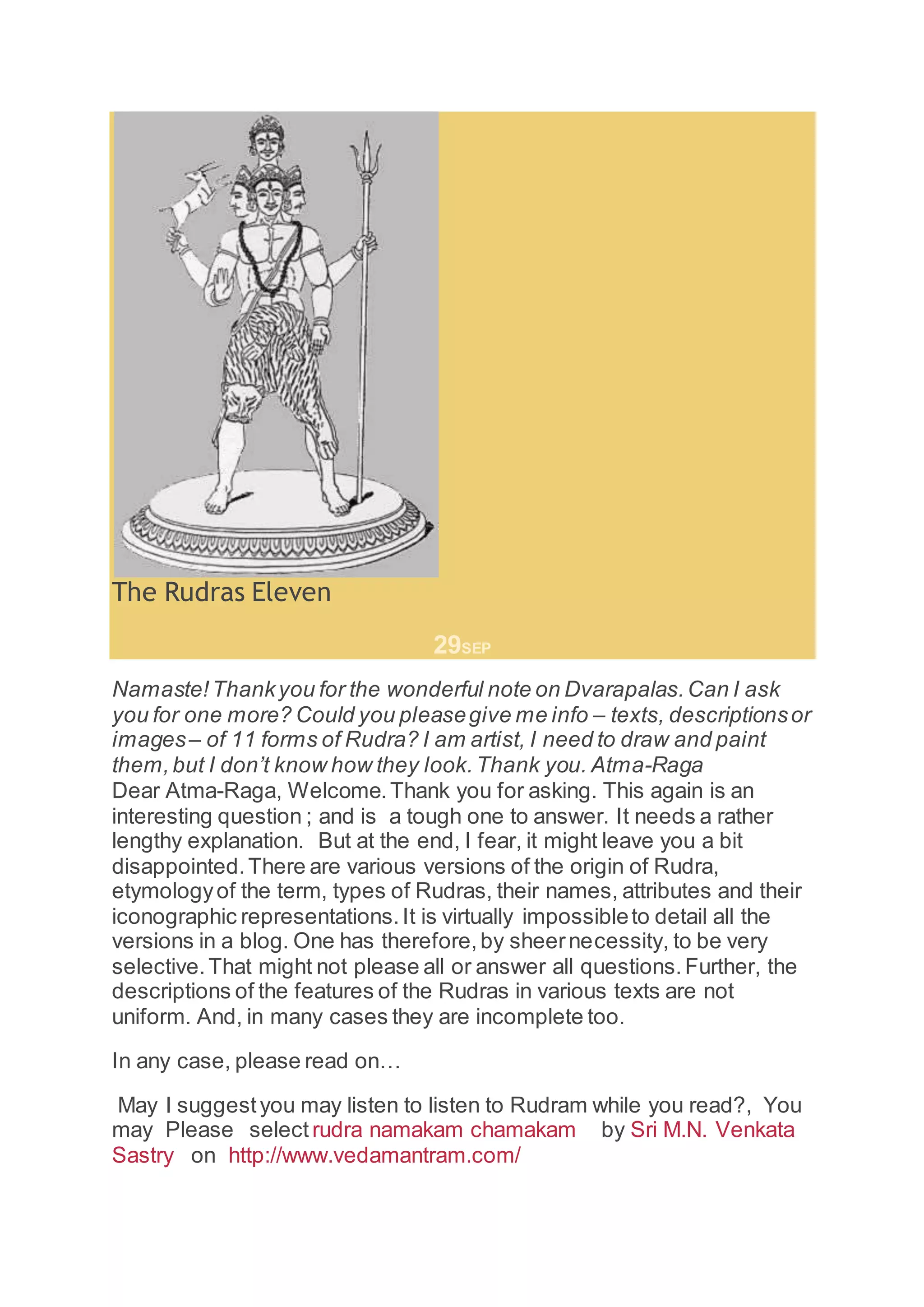 Rudra eleven (from google.com ) . . | DOCX