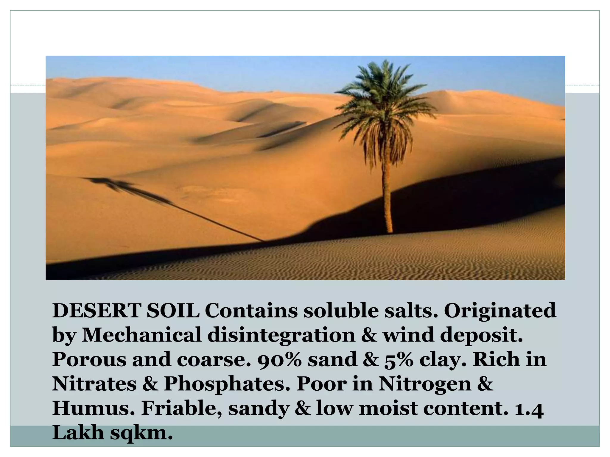 soil type and their characteristic | PPTX