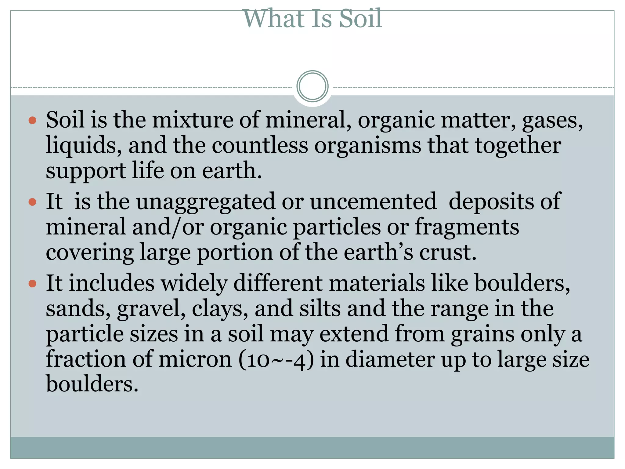 soil type and their characteristic | PPTX
