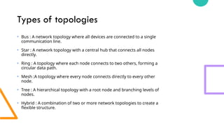 Network topologies Network topoologies | PPT