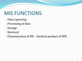 Our presentation on Management Information System | PPTX | Computing ...