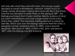 Rudyard kipling | PPTX